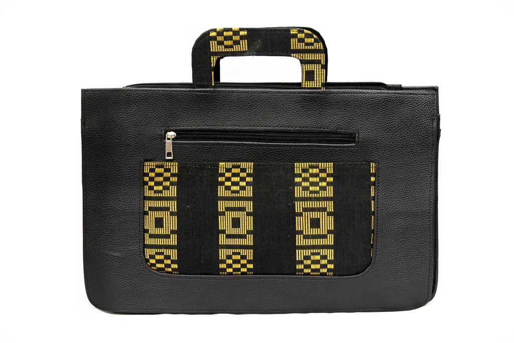 Goldstripe Laptop Aso Oke Bag – JIDE Gear