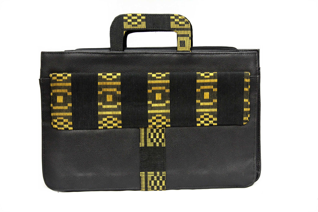 Goldstripe Laptop Aso Oke Bag – JIDE Gear